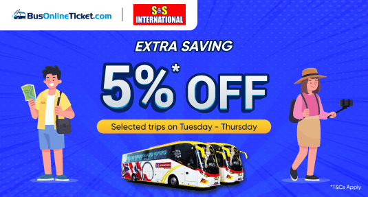Get bus tickets online in Malaysia & Singapore at BusOnlineTicket.com