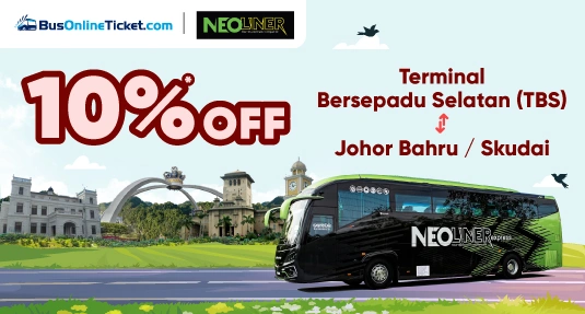 PROMO | TBS - JB | Neoliner Express | BusOnlineTicket.com
